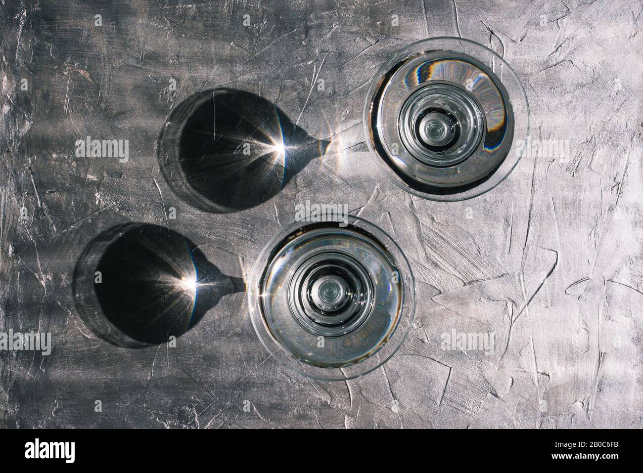 Light refraction through glass water hi-res stock photography and ...
