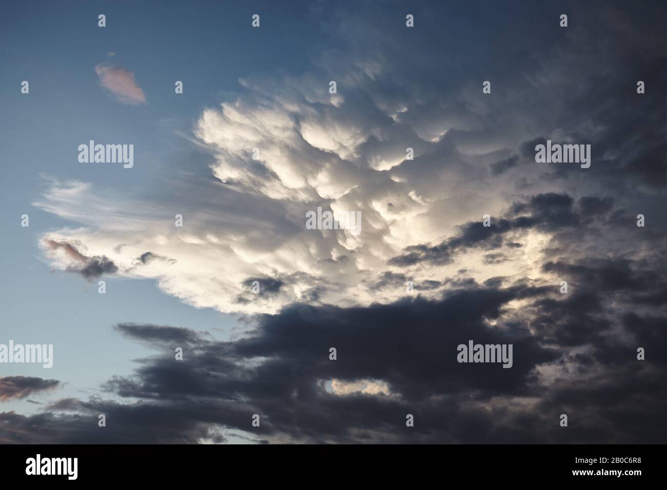 Dark dramatic moody stormy sunset sky hi-res stock photography and ...