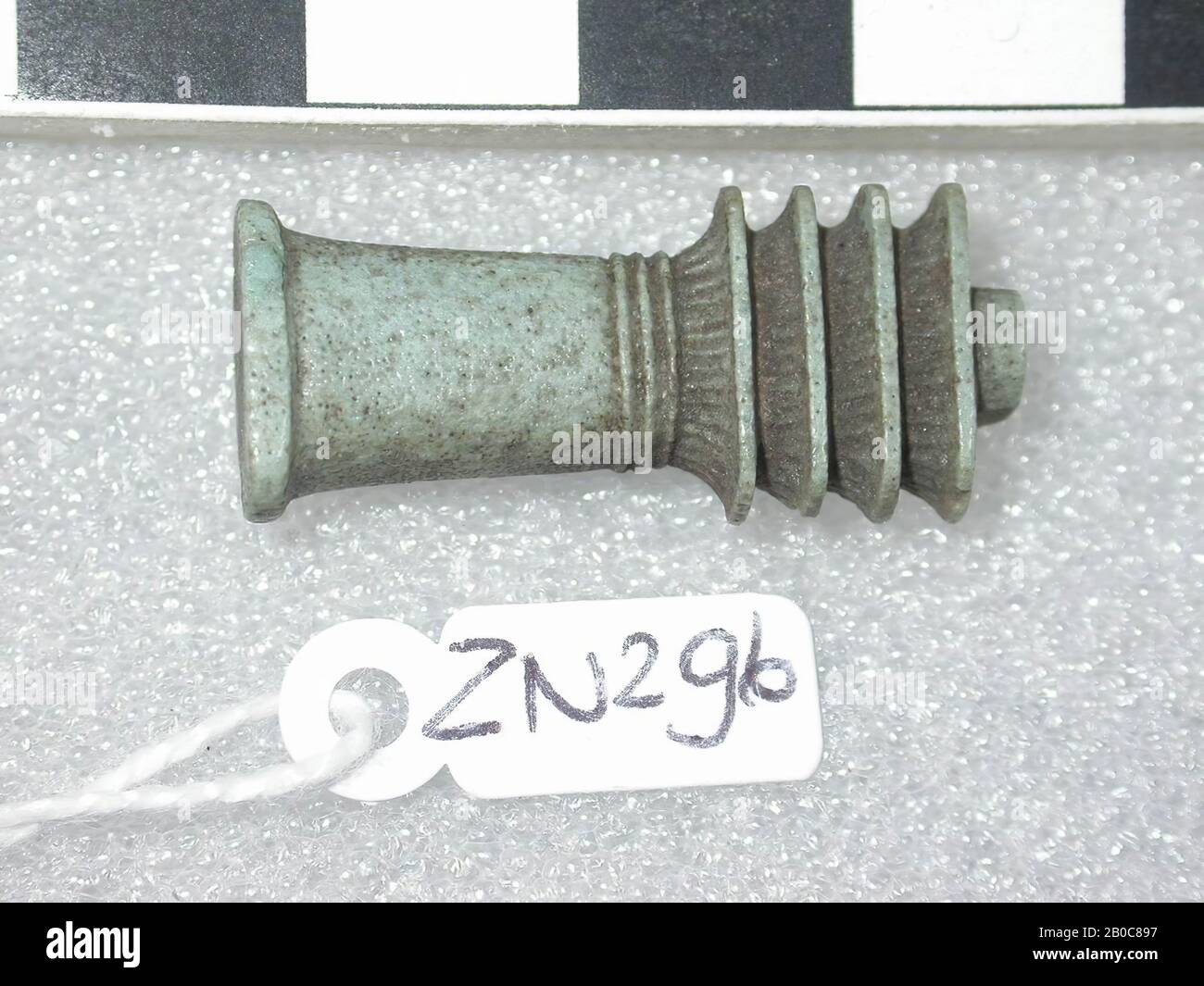 jewish column, amulet, hieroglyph, faience, 2.9 cm, Egypt Stock Photo ...