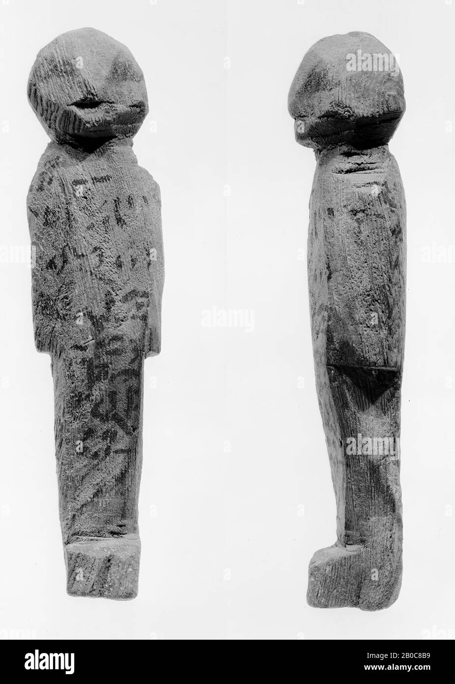 mummified, Ahmose, Ushebti, wood, 14 x 3.2 cm, Second Intermediate ...
