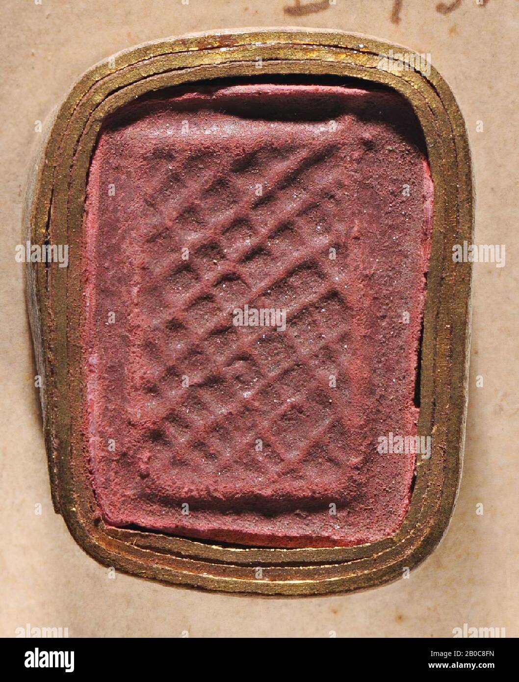 button seal, crocodile, lying, double, figure, seal, button seal, stone ...