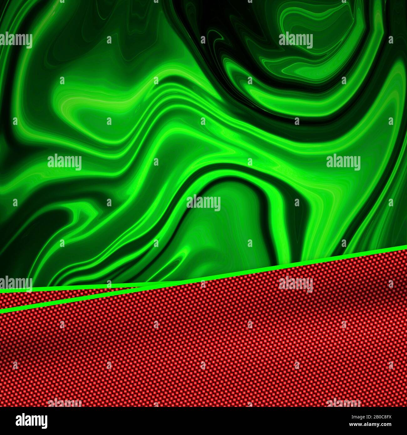 Green Carbon Fiber Texture
