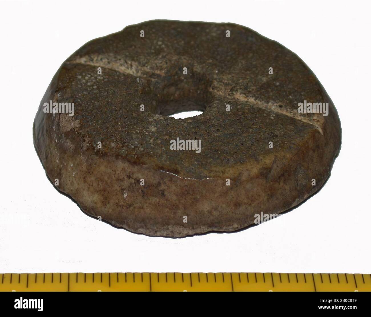 disc shaped, spider stone ?, organic, bone, 0,93 x 4,17 cm, 12 gram ...