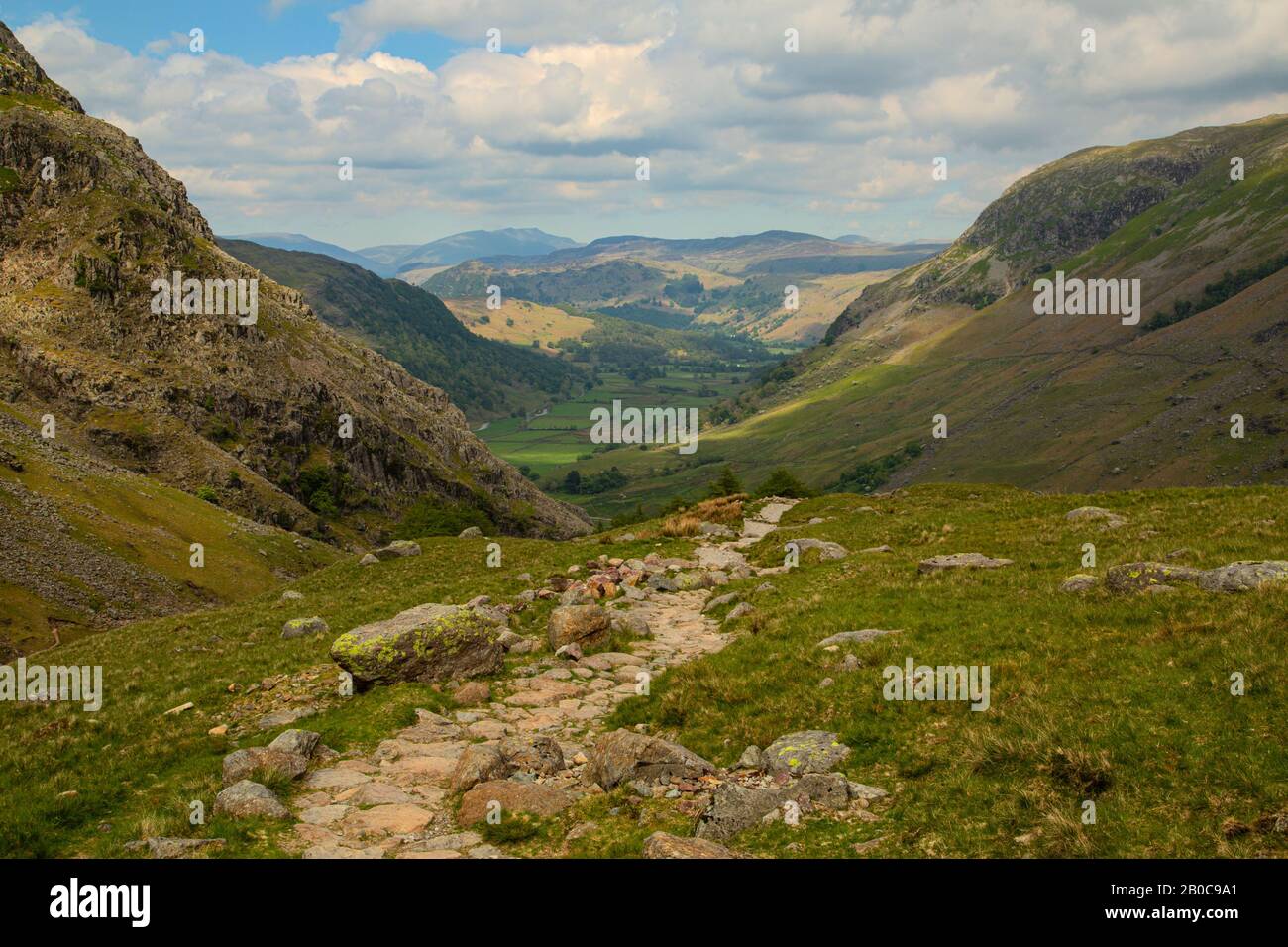 Borrowdale Valley in the Lake District Stock Photo - Alamy