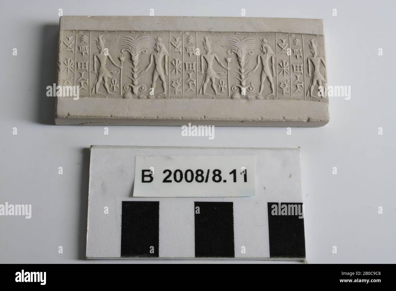 Ancient Near East, imprint, cylinder seal, plaster, 3.1 x 7.6 cm ... Ancient Near East, imprint, cylinder seal, plaster, 3.1 x 7.6 cm ...