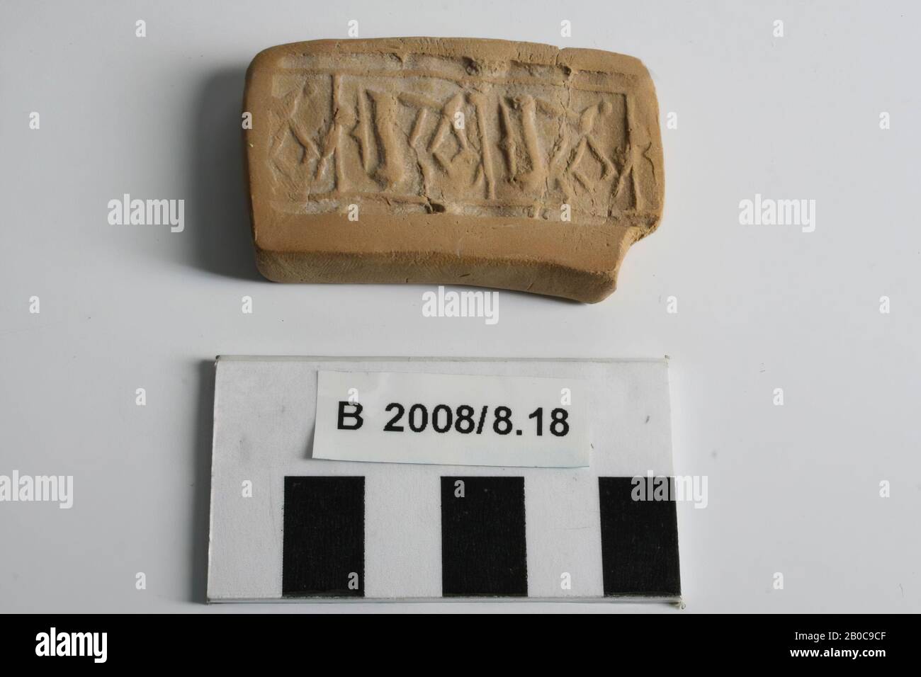 Ancient Near East, imprint, cylinder seal, plaster, 3.4 x 5.5 cm ... Ancient Near East, imprint, cylinder seal, plaster, 3.4 x 5.5 cm ...