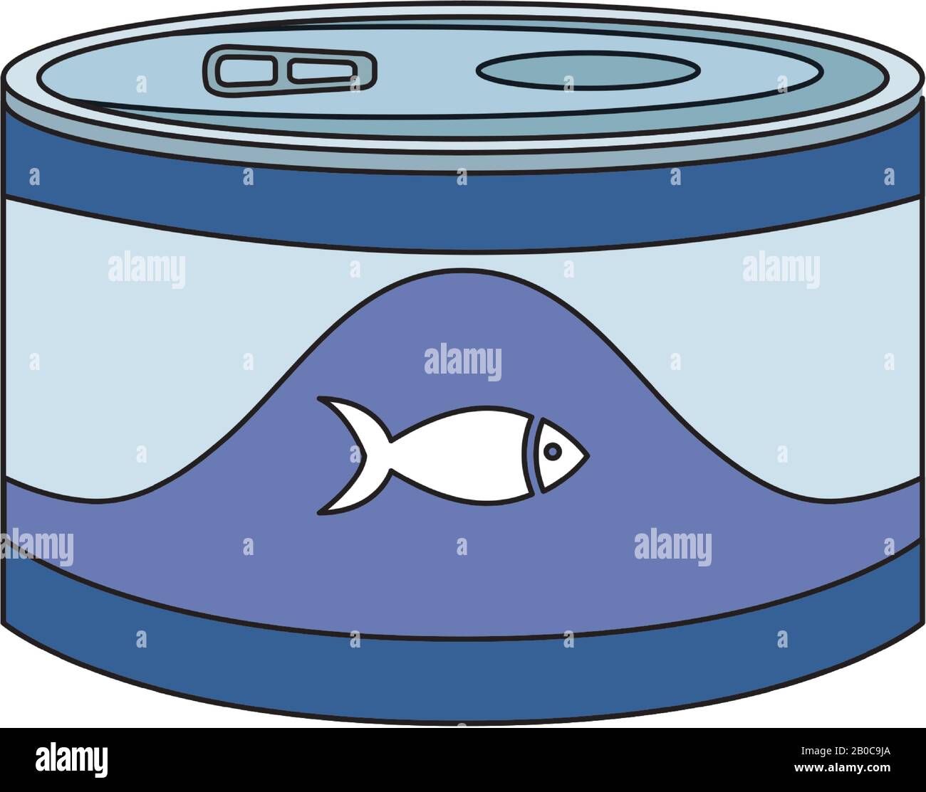 food for fish in can isolated icon Stock Vector Image & Art - Alamy