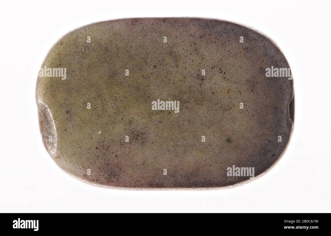 plaque, oval, human, sitting, seal, plaque, faience, 1,3 cm, Egypt ...