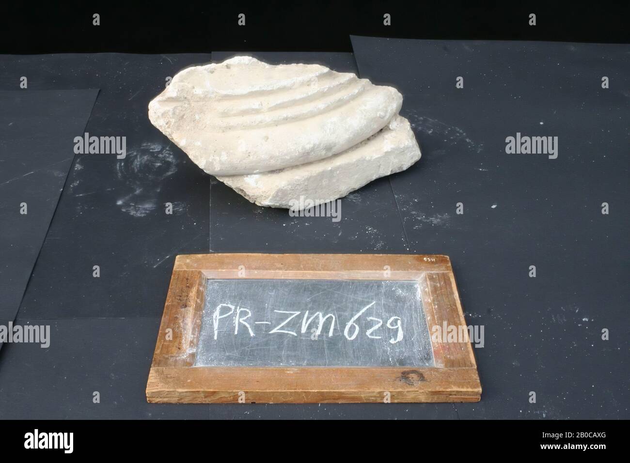 Fragment of a pillar of limestone, pillar, fragment, stone, limestone ...