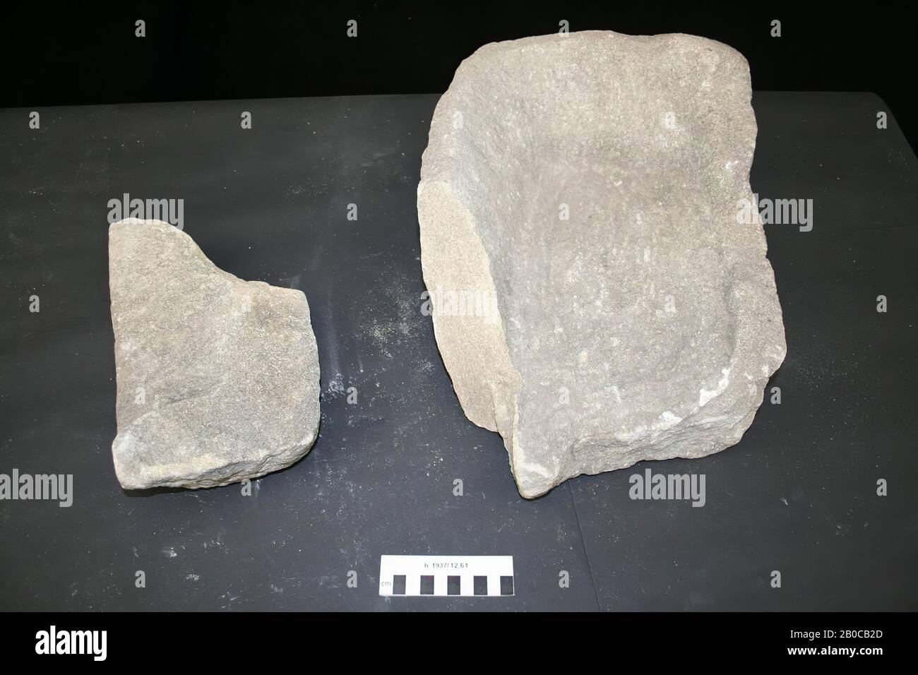 The Netherlands Roman period, container, stone, 44 x 32 x 19 cm, 19 kg ...
