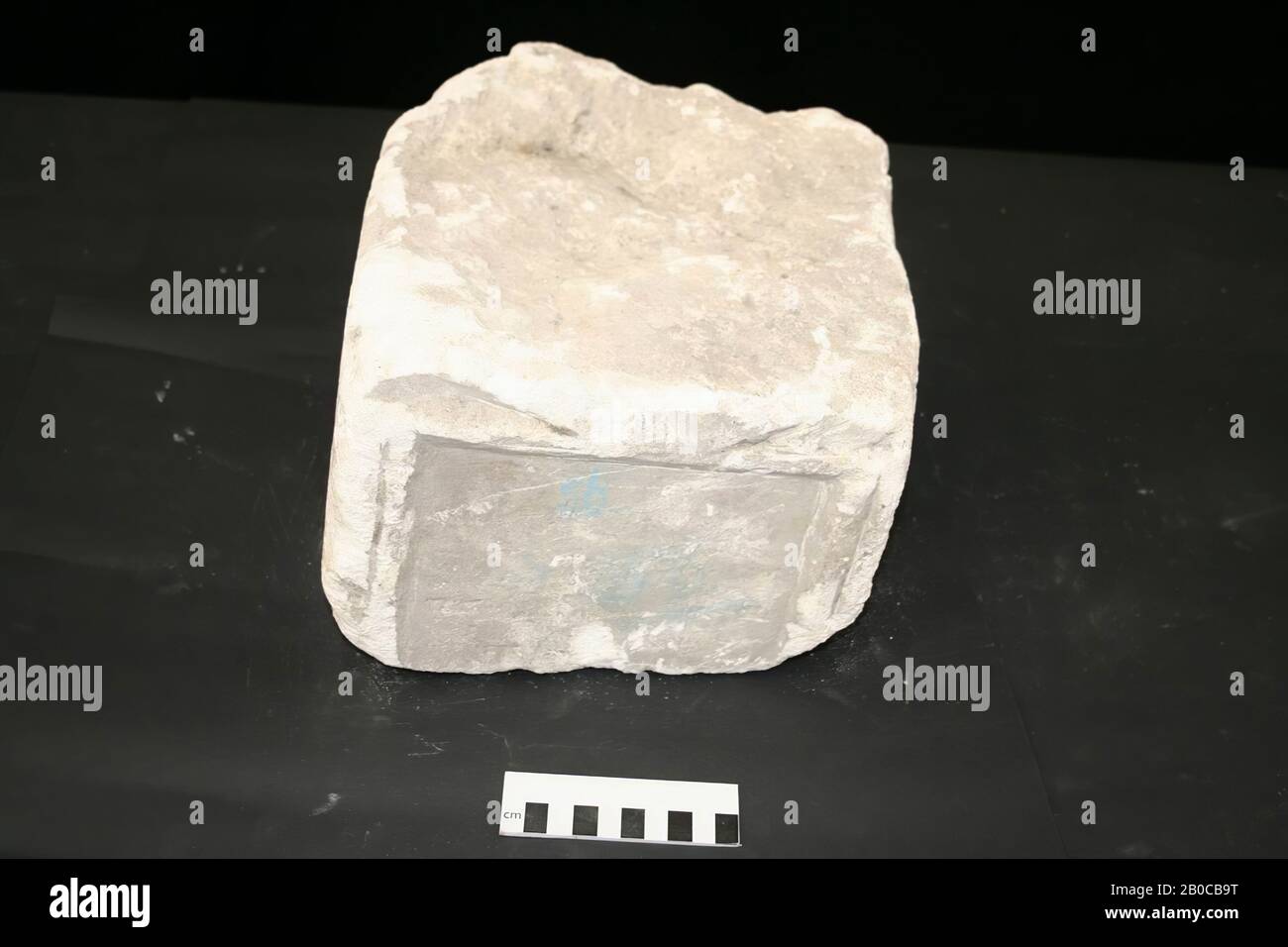 Building fragment? limestone., building fragment ?, stone, limestone ...