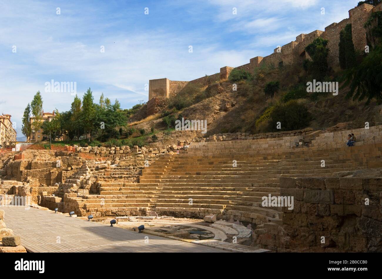 Roman amphitheatre malaga costa hi-res stock photography and images - Alamy