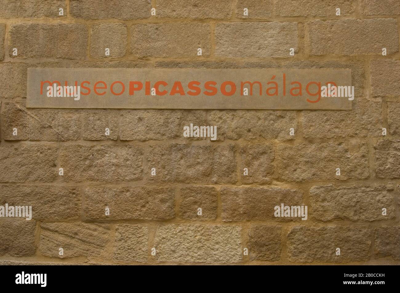 SPAIN, COSTA DEL SOL, MALAGA, PICASSO MUSEUM, SIGN Stock Photo - Alamy