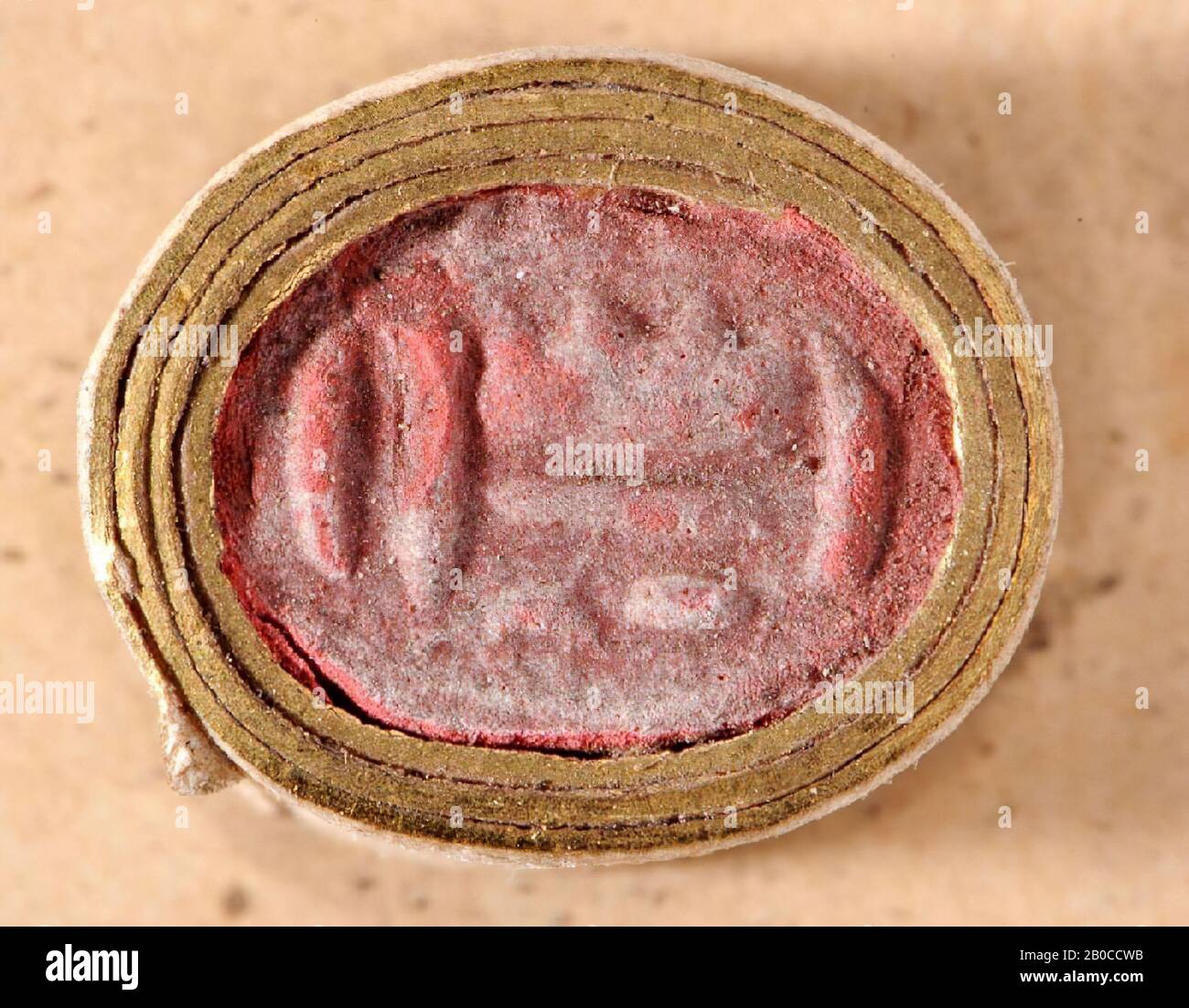 scarab, Amonre, The seal has the form of a scarab. The clypeus, head ...