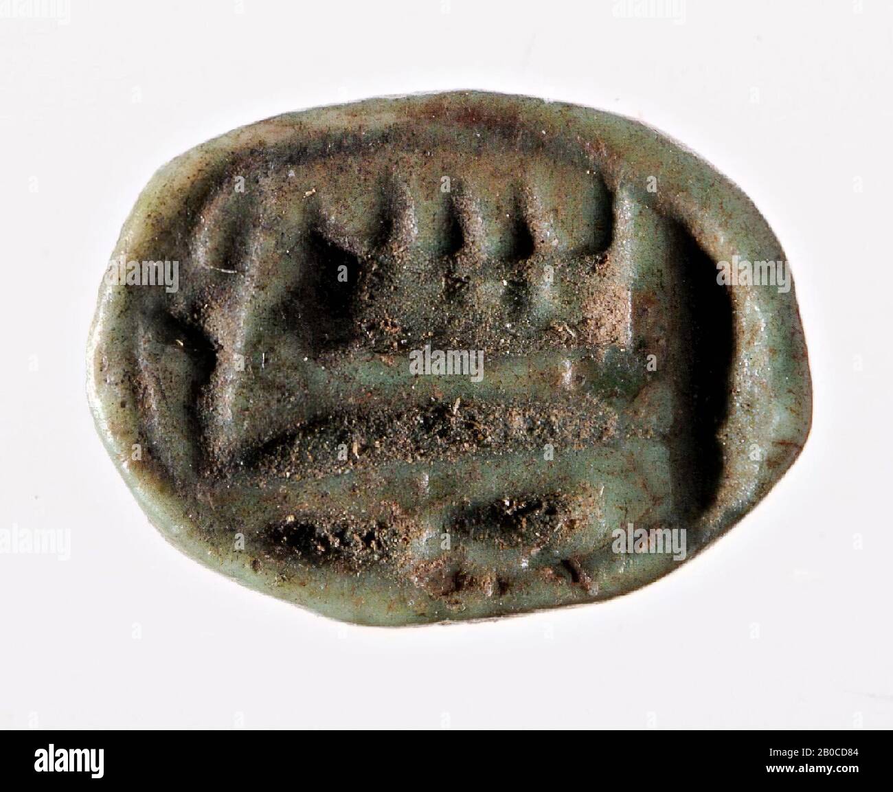 scarab, Amonre, The seal has the shape of a stylized scarab. Head with ...