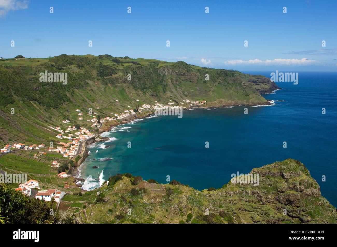 PORTUGAL, AZORES ISLANDS, SANTA MARIA ISLAND, SAO LOURENCO VIEWPOINT ...