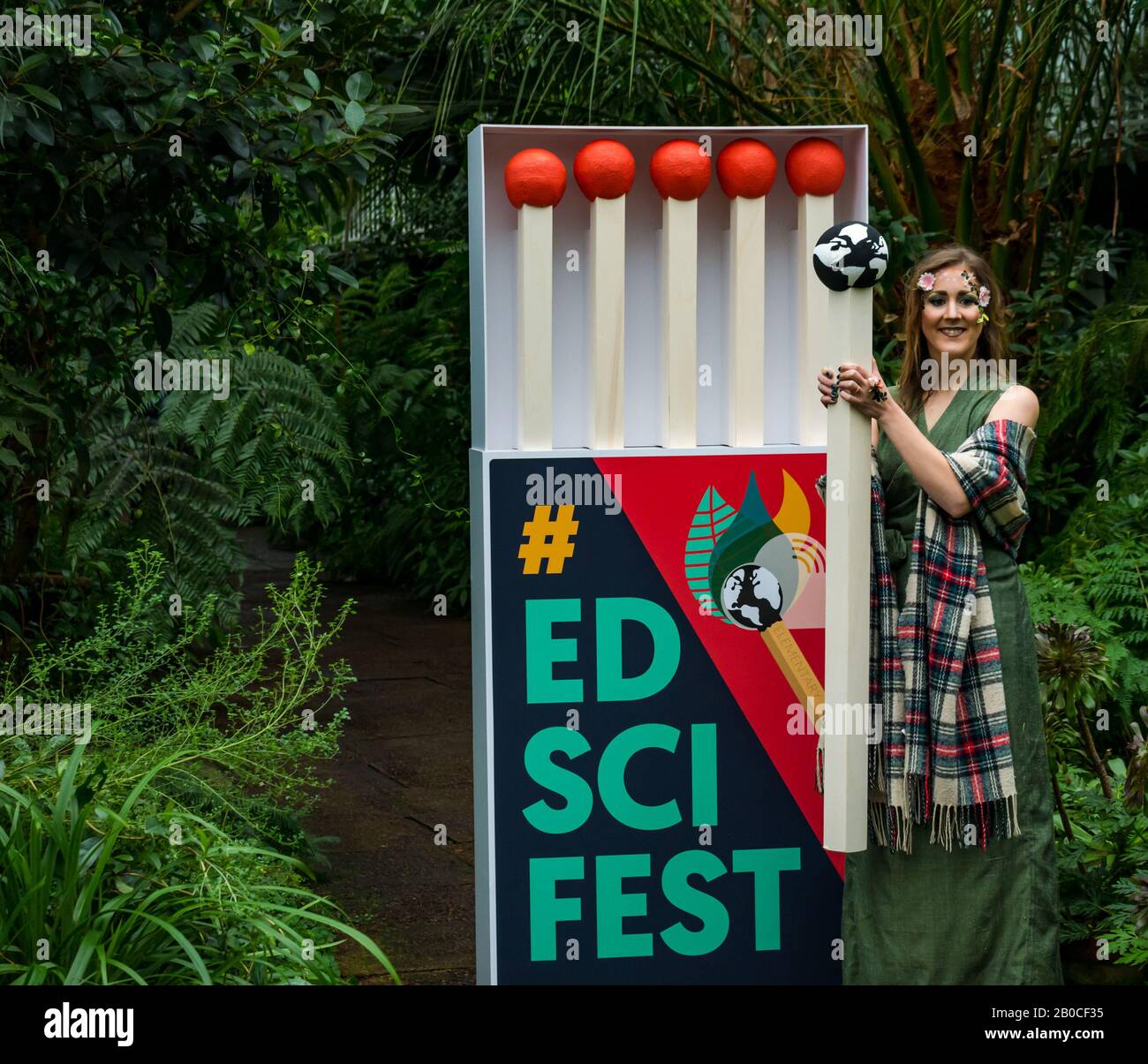 Royal Botanic Garden, Edinburgh, Scotland, United Kingdom, 20 February ...