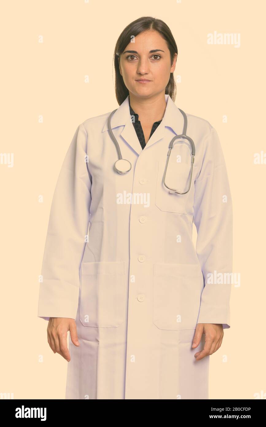 Attractive pretty female doctor hi-res stock photography and images - Alamy