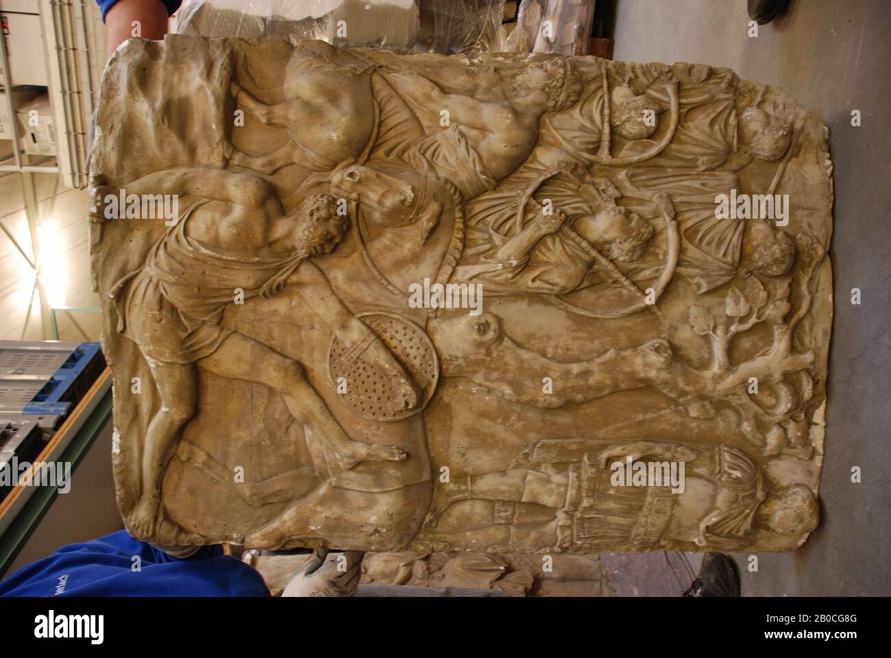 Scene of the Trajan's column (113 AD), Lepper & Frere IX, relief ...