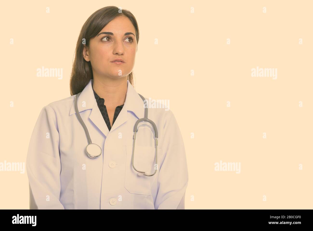 Attractive pretty female doctor hi-res stock photography and images - Alamy