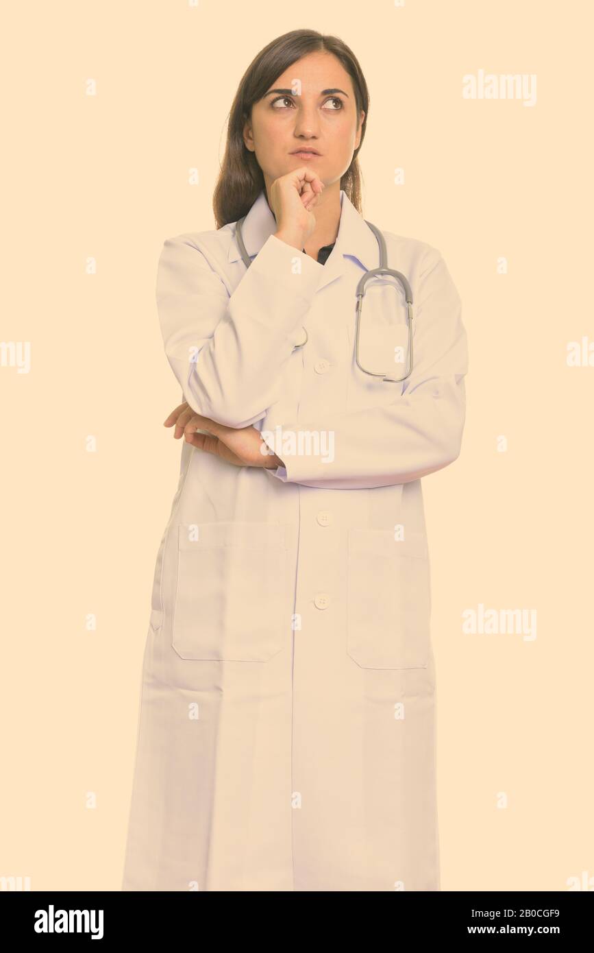 Attractive pretty female doctor hi-res stock photography and images - Alamy