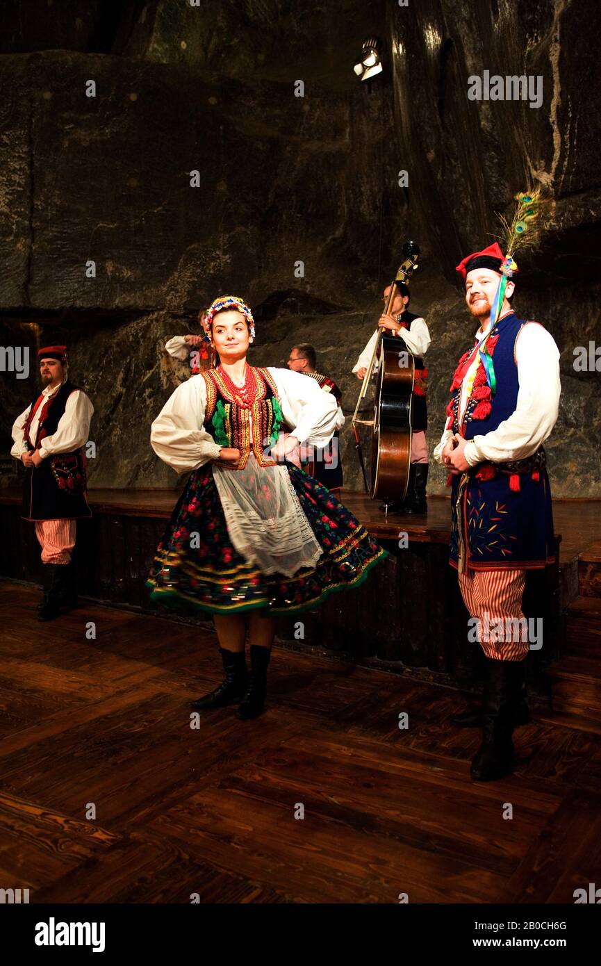 POLAND, NEAR KRAKOW, WIELICZKA SALT MINES (UNESCO WORLD HERITAGE SITE ...