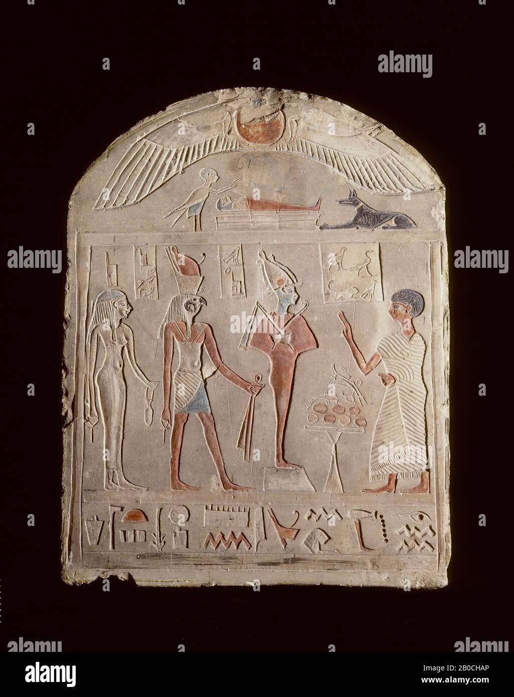 ?, round arch, stele, limestone, 32 x 25 cm, c. 20 kg, Greco-Roman ...