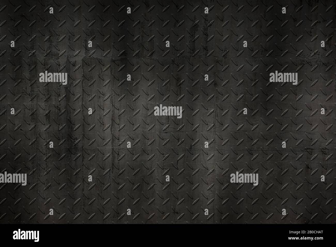grunge diamond plate. dirty rust metal background and texture. 3d ...