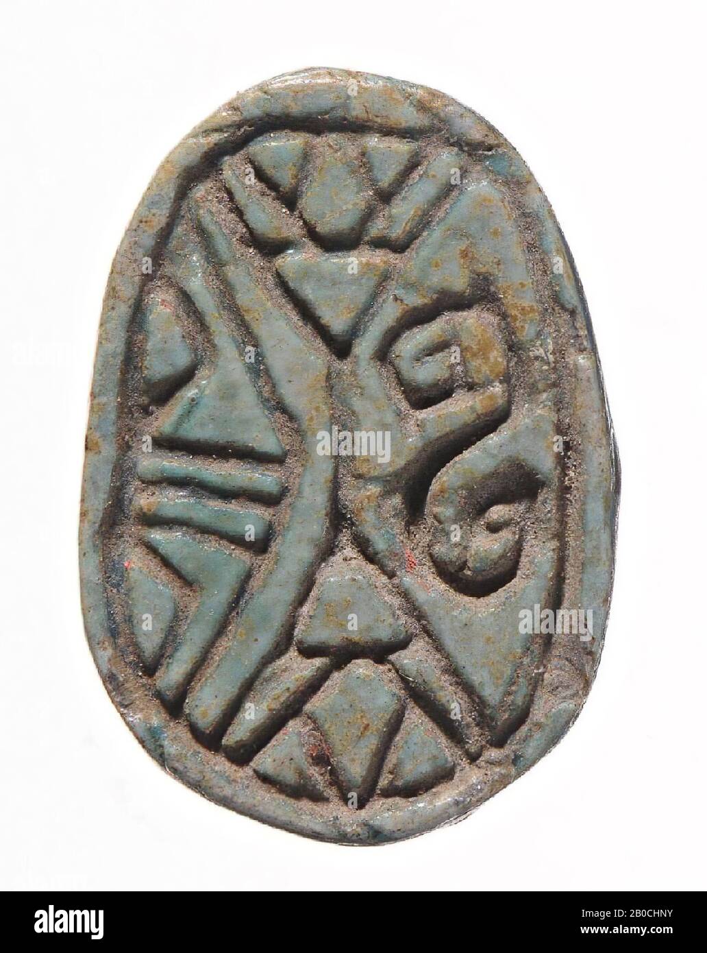scarab, lotus flower, seal, scarab, faience, 1.3 cm, Egypt Stock Photo ...