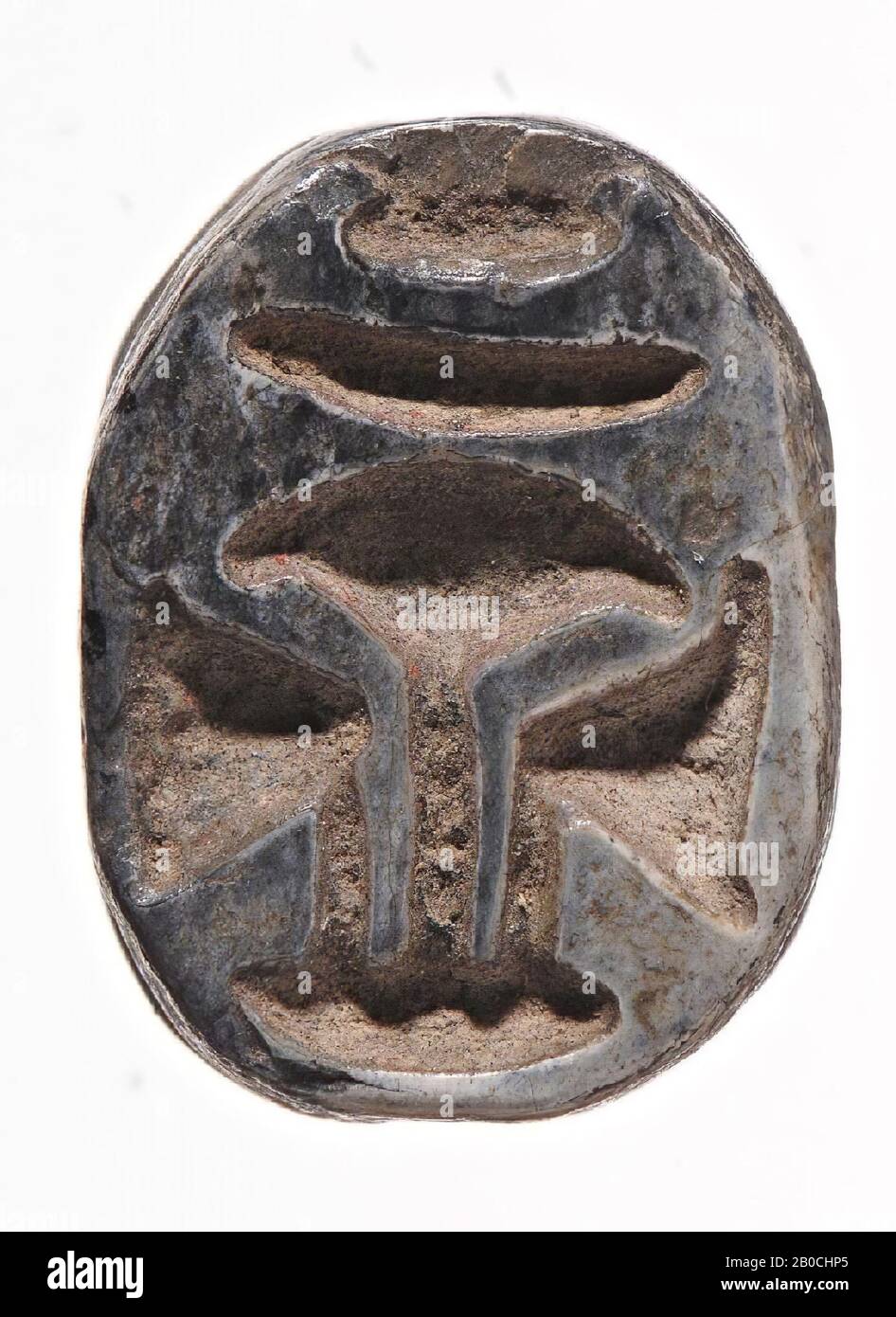 scarab, lotus flower, seal, scarab, faience, 1.5 cm, Egypt Stock Photo ...