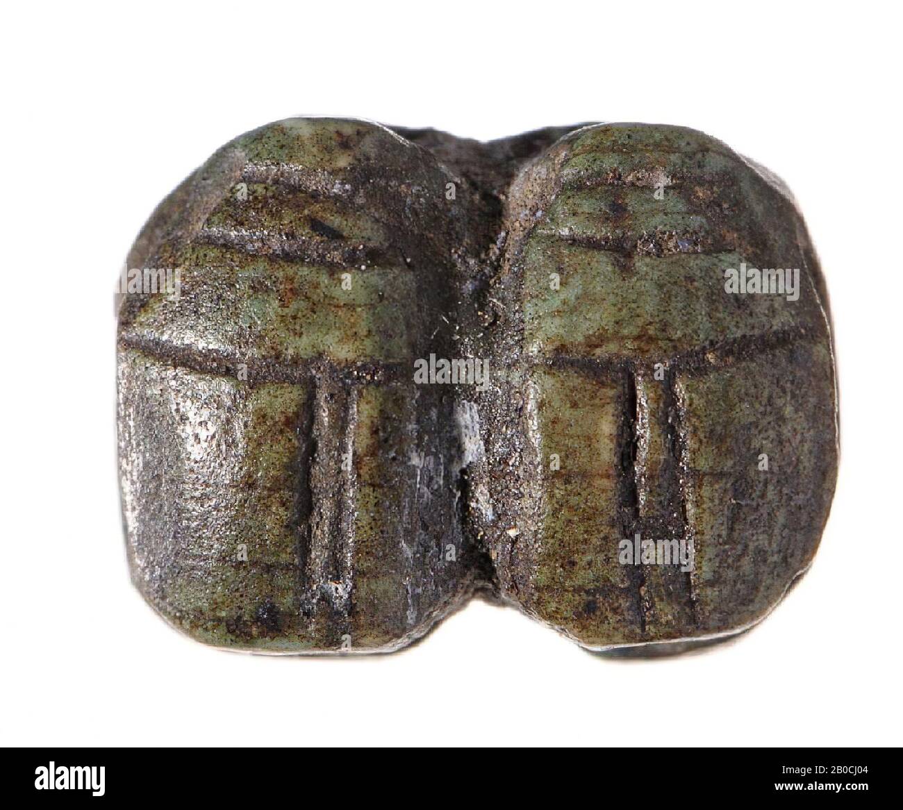 scarab, double, hand, seal, scarab, stone, steatite, 0,7 cm, Egypt ...