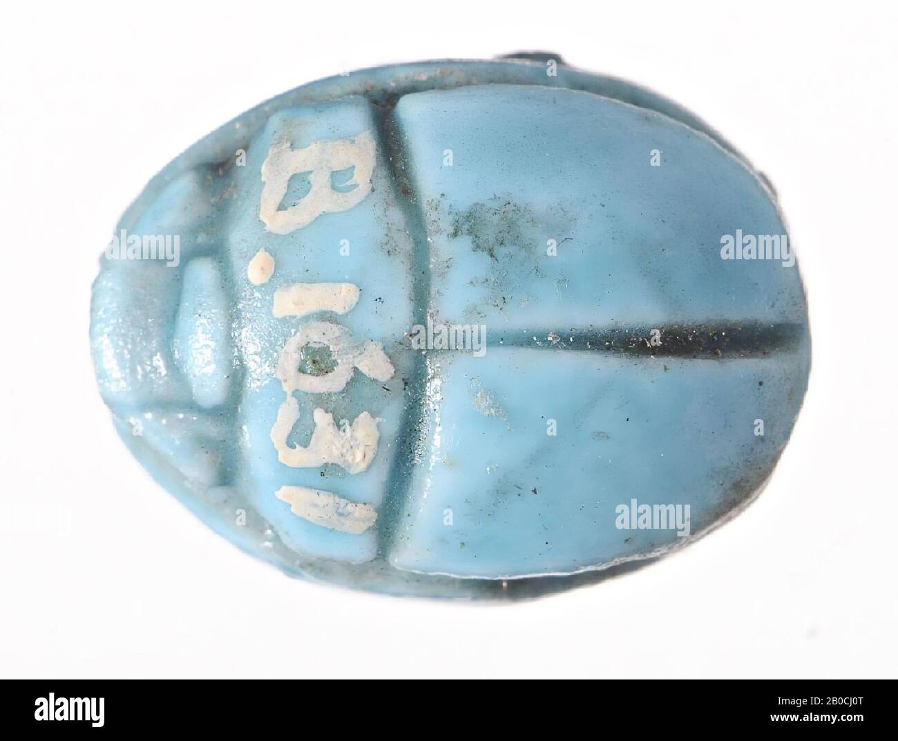scarab, lotus flower, seal, scarab, faience, 1,2 cm, Egypt Stock Photo ...