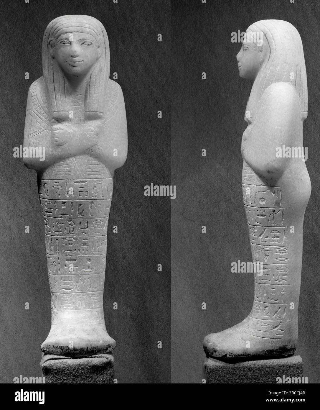 mummy-shaped, Nefertiry, Ushebti, alabaster, 22.2 x 7 cm, New Kingdom ...