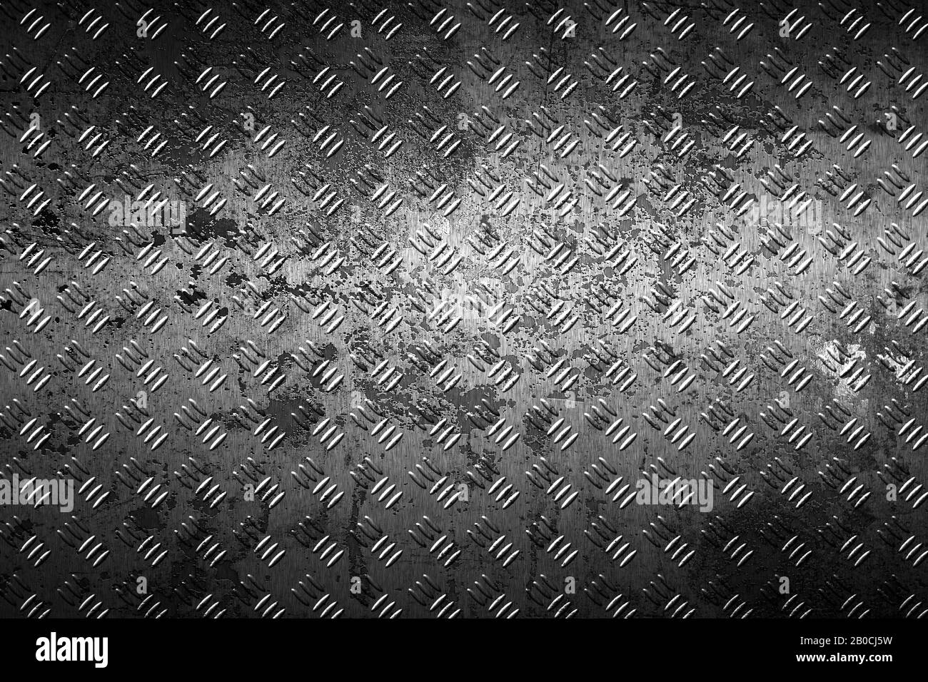 grunge diamond plate. dirty rust metal background and texture. 3d ...