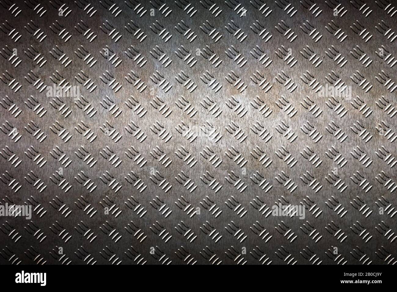 grunge diamond plate. dirty rust metal background and texture. 3d ...