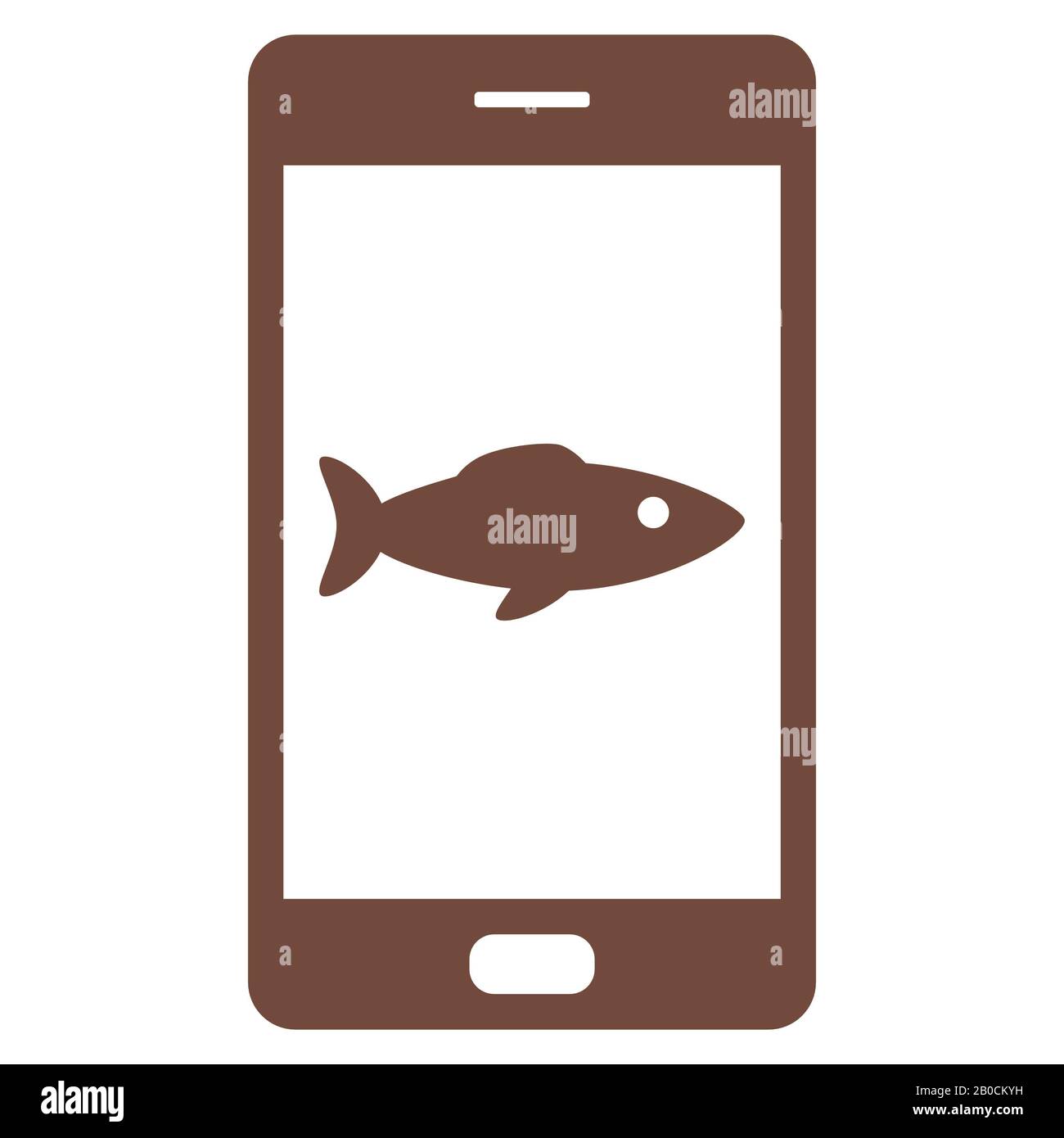 Fish and smartphone Stock Photo - Alamy