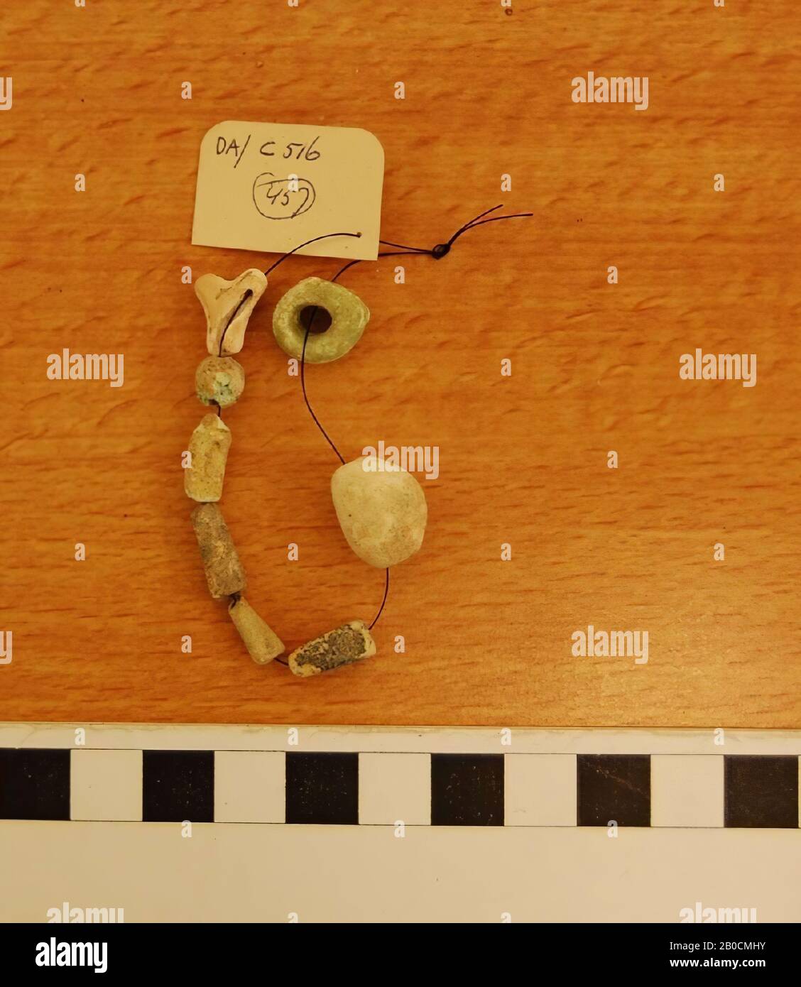 Four elongated faience beads hi-res stock photography and images - Alamy