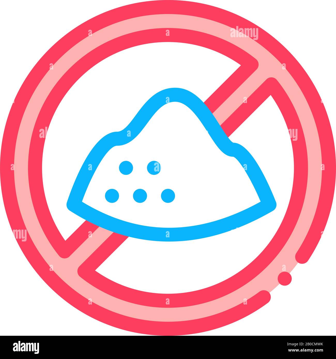 Sugar Crossed Icon Vector Outline Illustration Stock Vector Image & Art ...