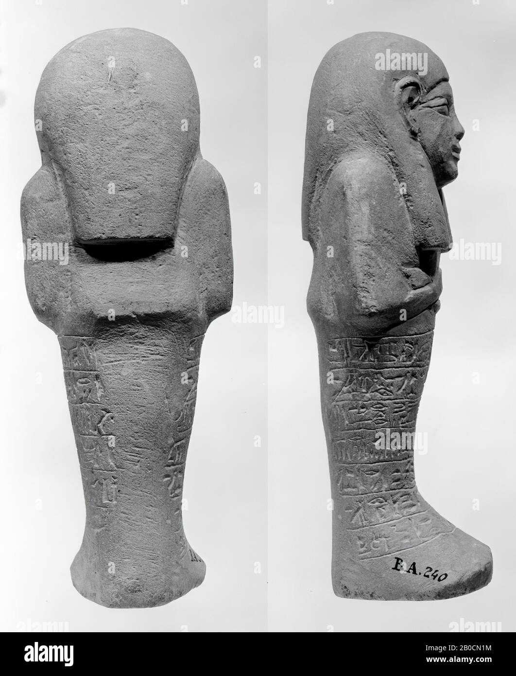 mummy-shaped, Taynehsy, shashti, limestone, 21.7 x 7.7 cm, New Empire ...