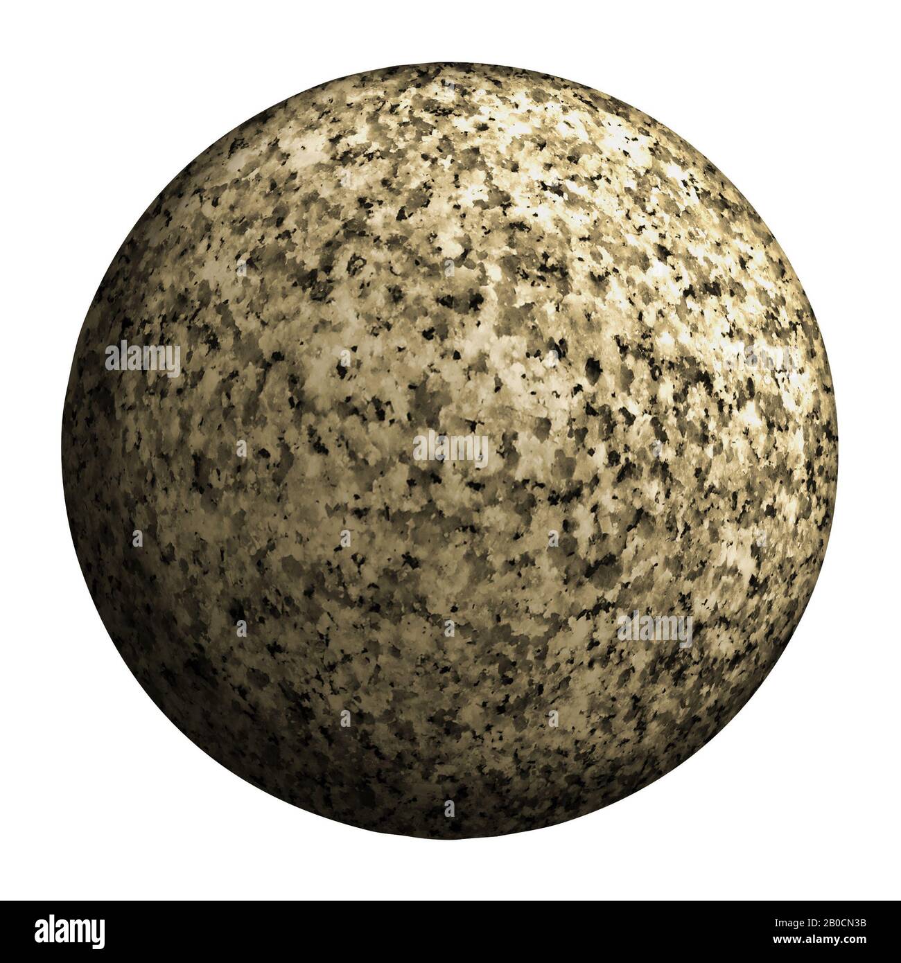 gray planet isolated and add clipping path. 3d illustration design ...