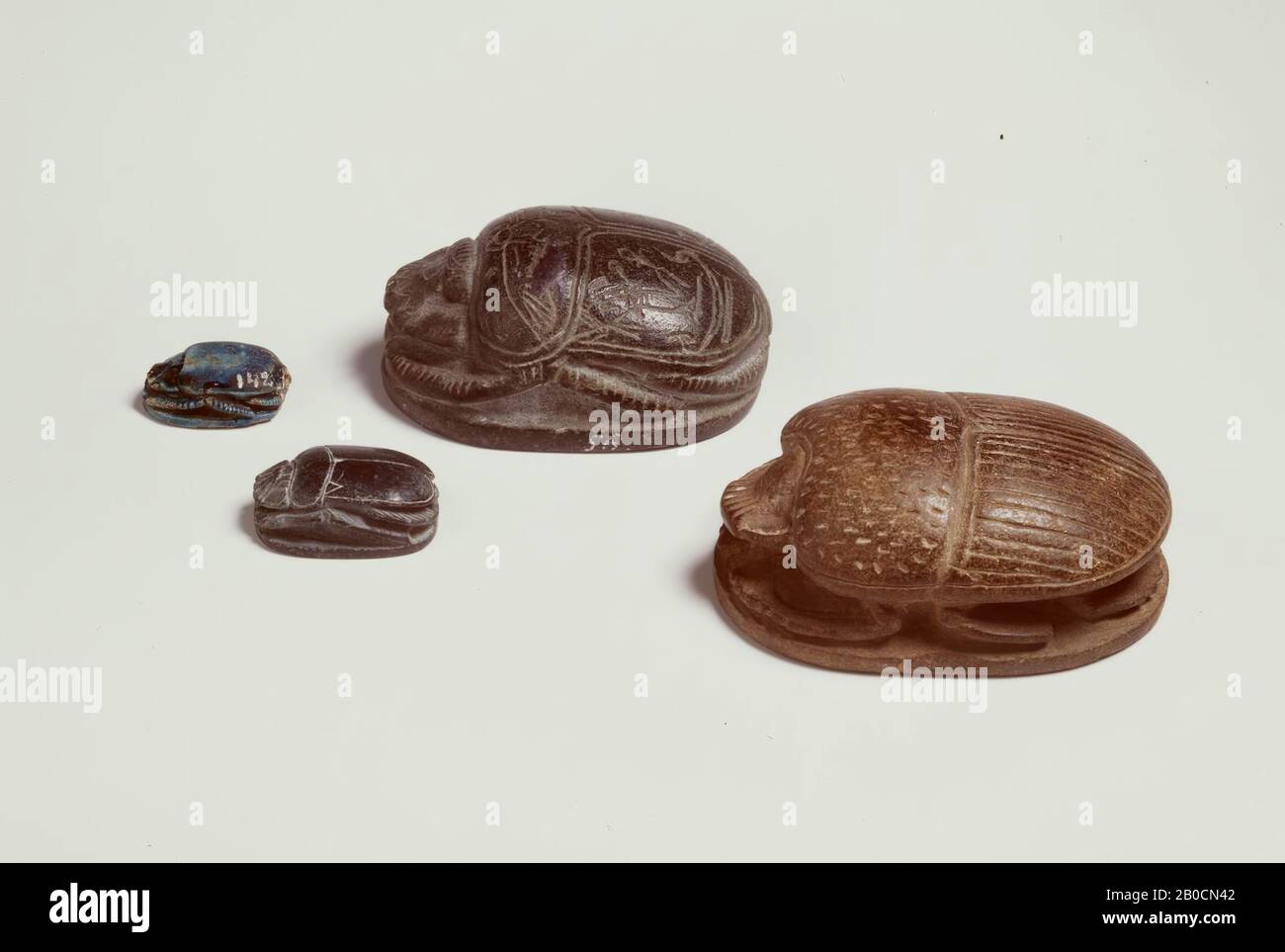 Plaster cast of a vase, dark gray to light brown in color, out of hand ...