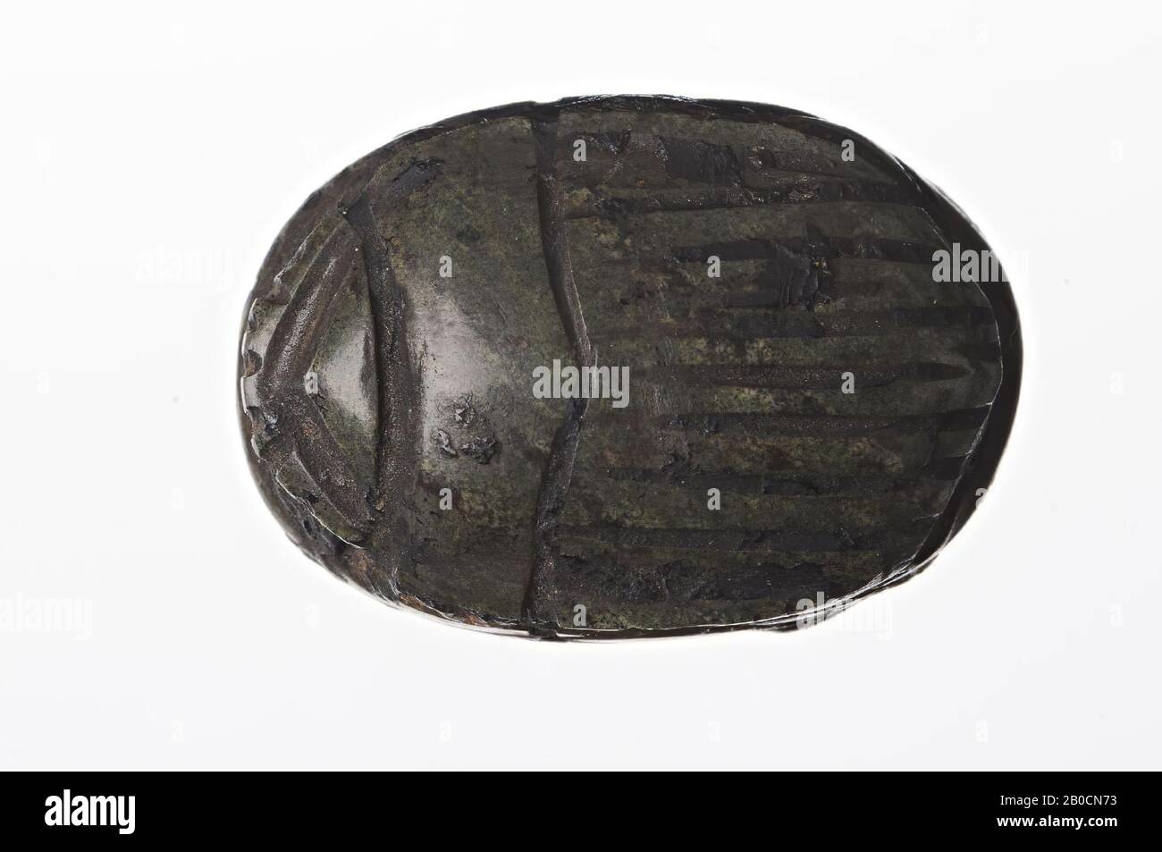 abdominal carabe, flat, seal, scarab, stone, serpentine, 2,9 cm, Egypt ...