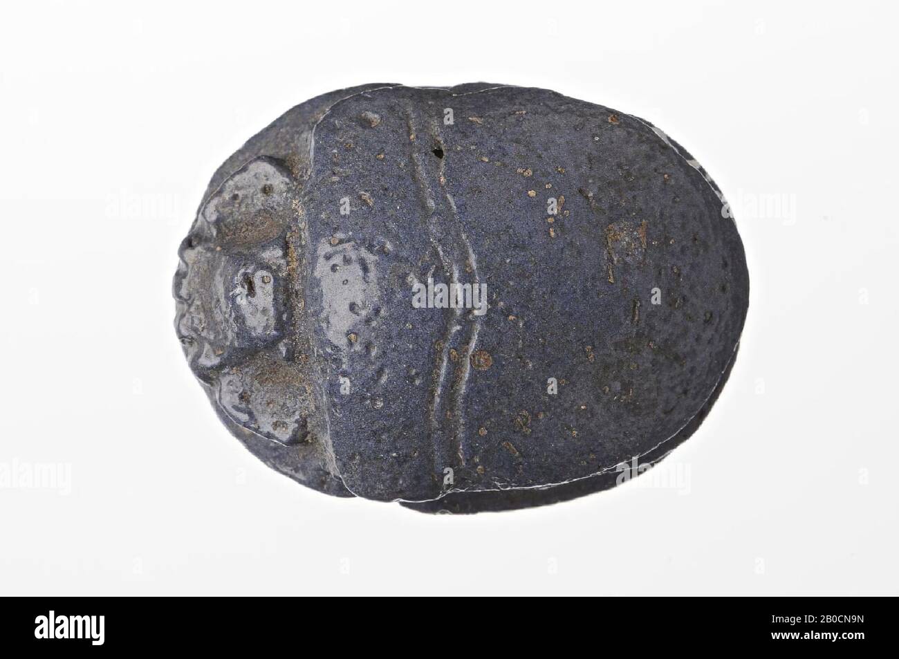 abdominal carabine, flat, seal, scarab, faience, 3,5 cm, Egypt Stock ...