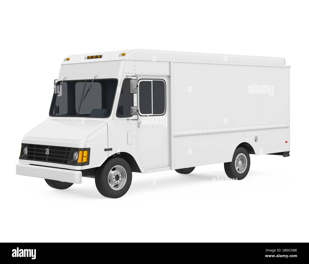 Delivery Van Isolated Stock Photo - Alamy