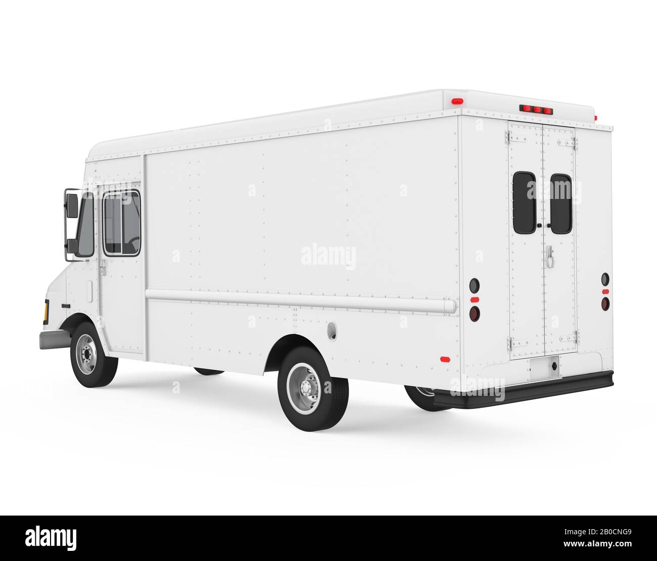 Delivery Van Isolated Stock Photo - Alamy