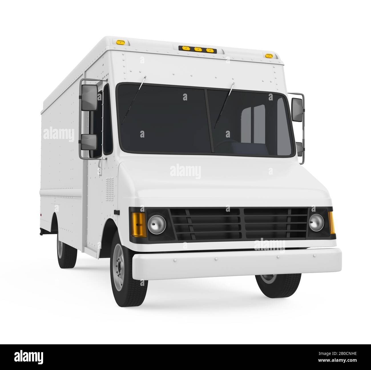 Delivery Van Isolated Stock Photo - Alamy