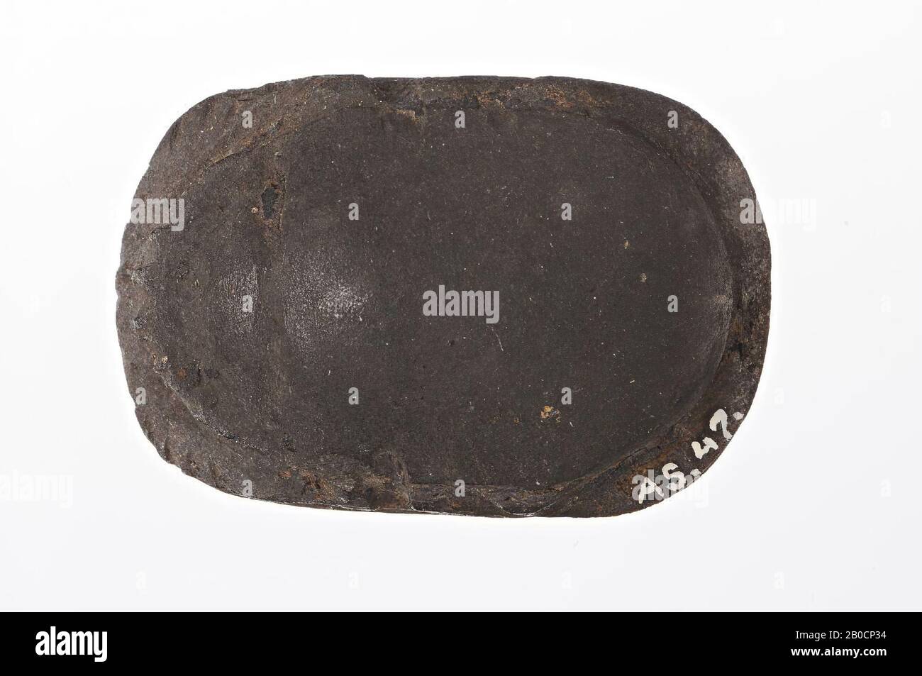 abdominal carabine, flat, seal, scarab, stone, jasper (brown), 5.2 cm ...