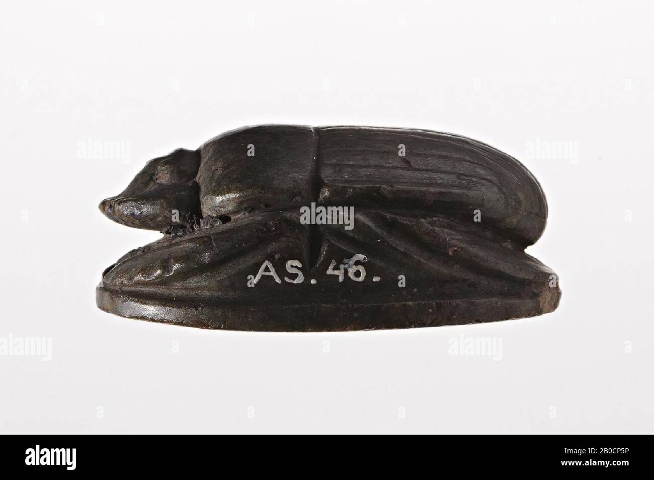 abdominal carabe, flat, seal, scarab, stone (green), 5,1 cm, Egypt ...
