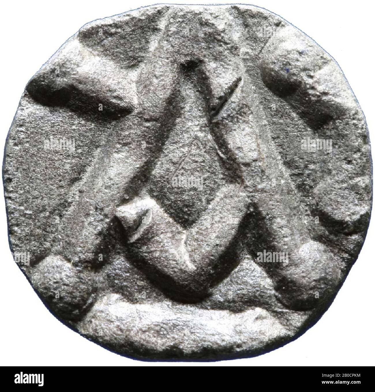 coin, French denarius, metal, silver, 0,973 g, Merovingian c. 700 after ...