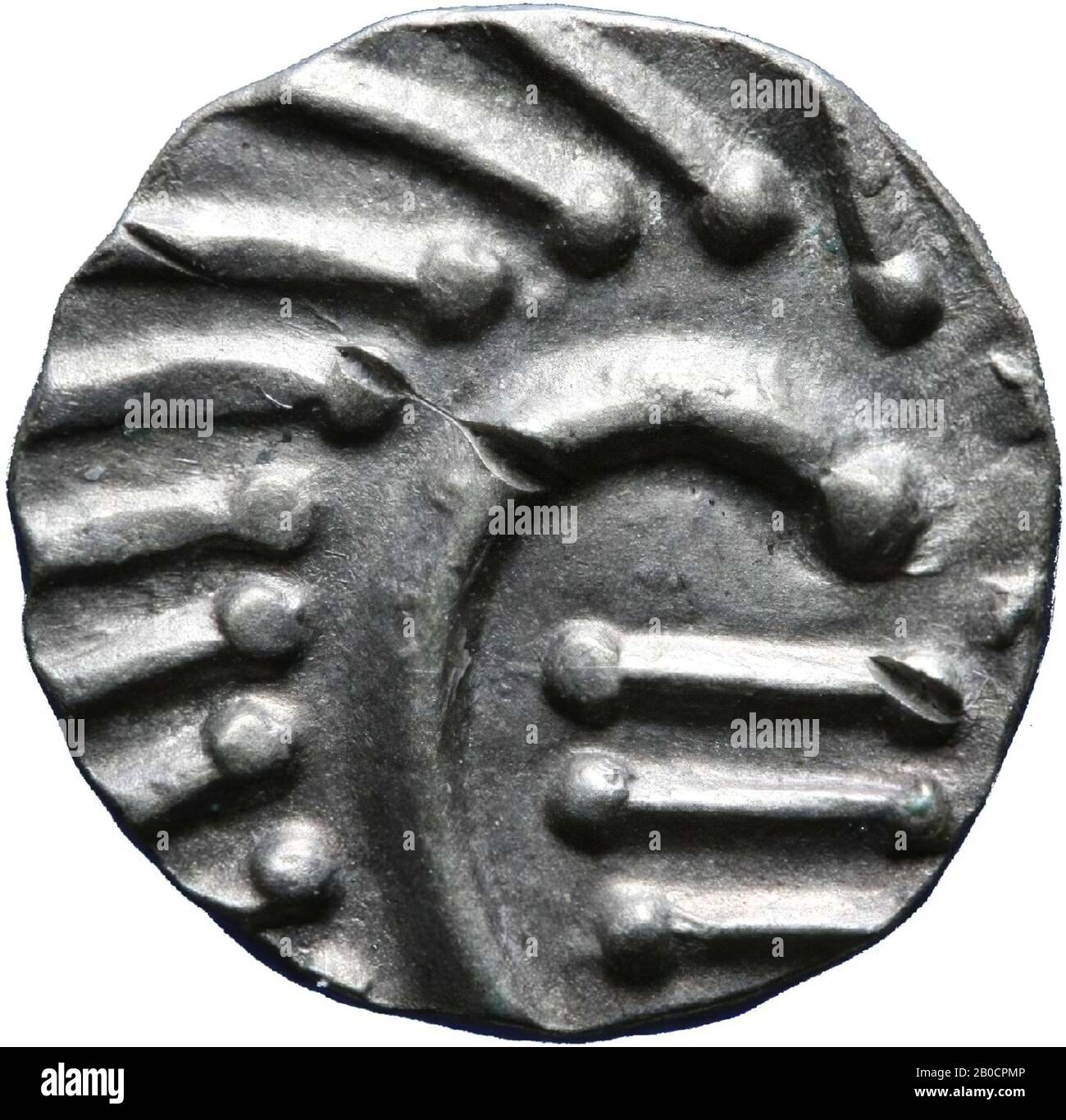 coin, sceatta, metal, silver, 1.047 g, Merovingian c. 700 after Chr ...